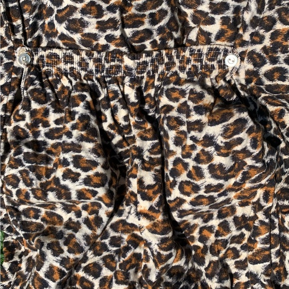 Intimates & Sleepwear | Vintage Leopard Print Onesie With Back Door ...